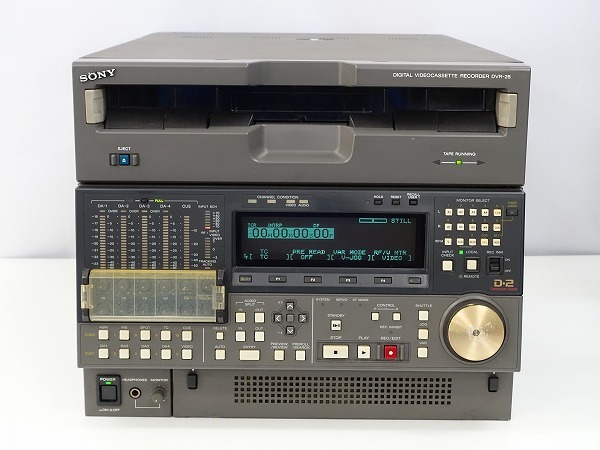 SONY D2レコーダー DVR-28 ドラム使用時間 1719H ヘッド1441H ジャンク 395885(プロ用、業務用)｜売買された ...