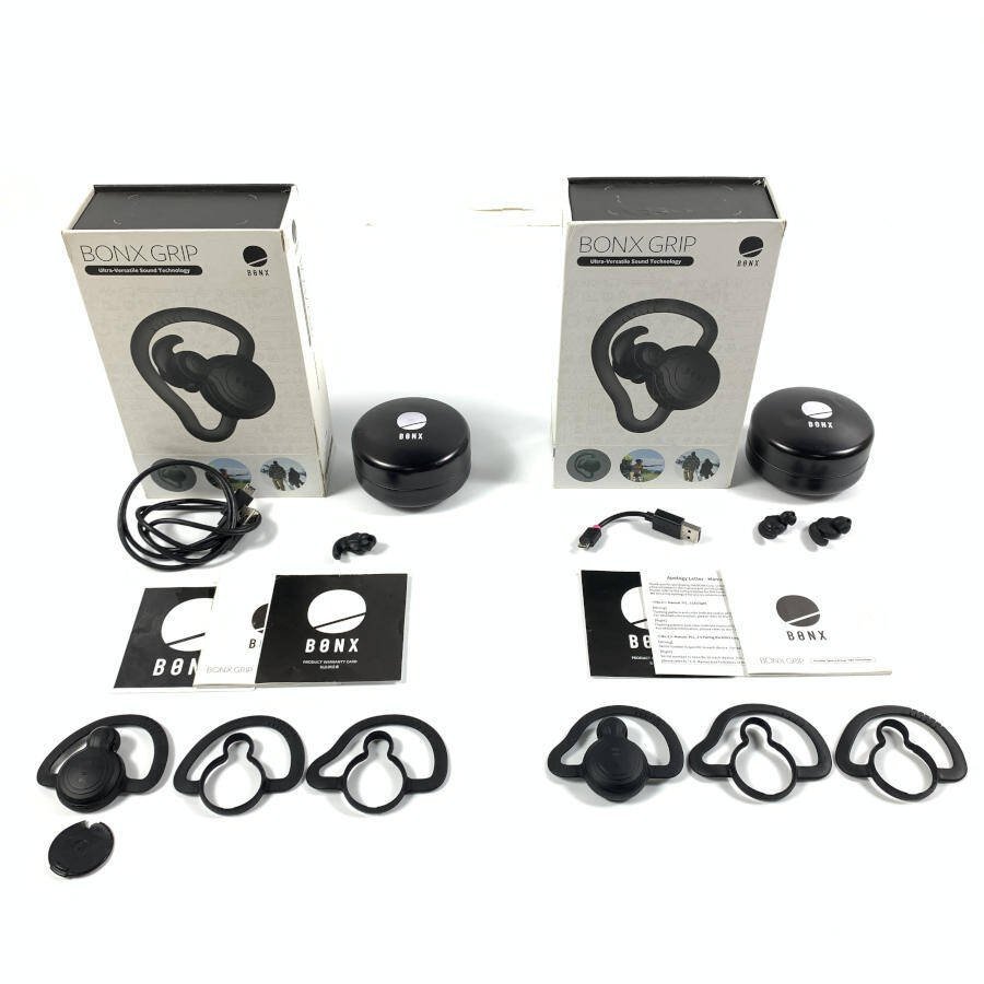 BONX BONX GRIP Bluetoothイヤホン まとめ売り 2台セット 付属品一式付き 現状品(イヤフォン)｜売買されたオークション ...