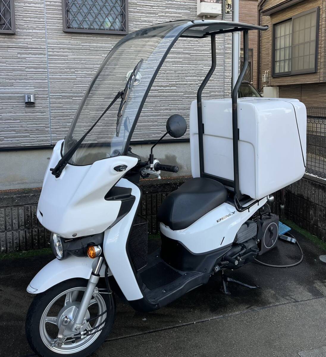 美車 屋根付 HONDA ホンダ BENLY ベンリィ110 ベンリー110 ヤマハ ギア GEAR 屋根付き ルーフ 原付 2種 JA09 JMS キャノピー(51cc-125cc)｜売買さ ...