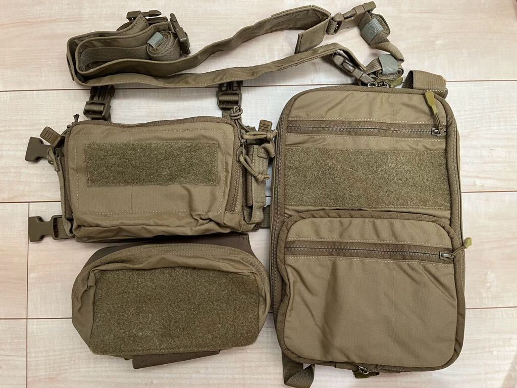 実物Haley Strategic D3CRM Micro Chest Rig+ D3 Flatpack 2.0 Assault Pack+ ...