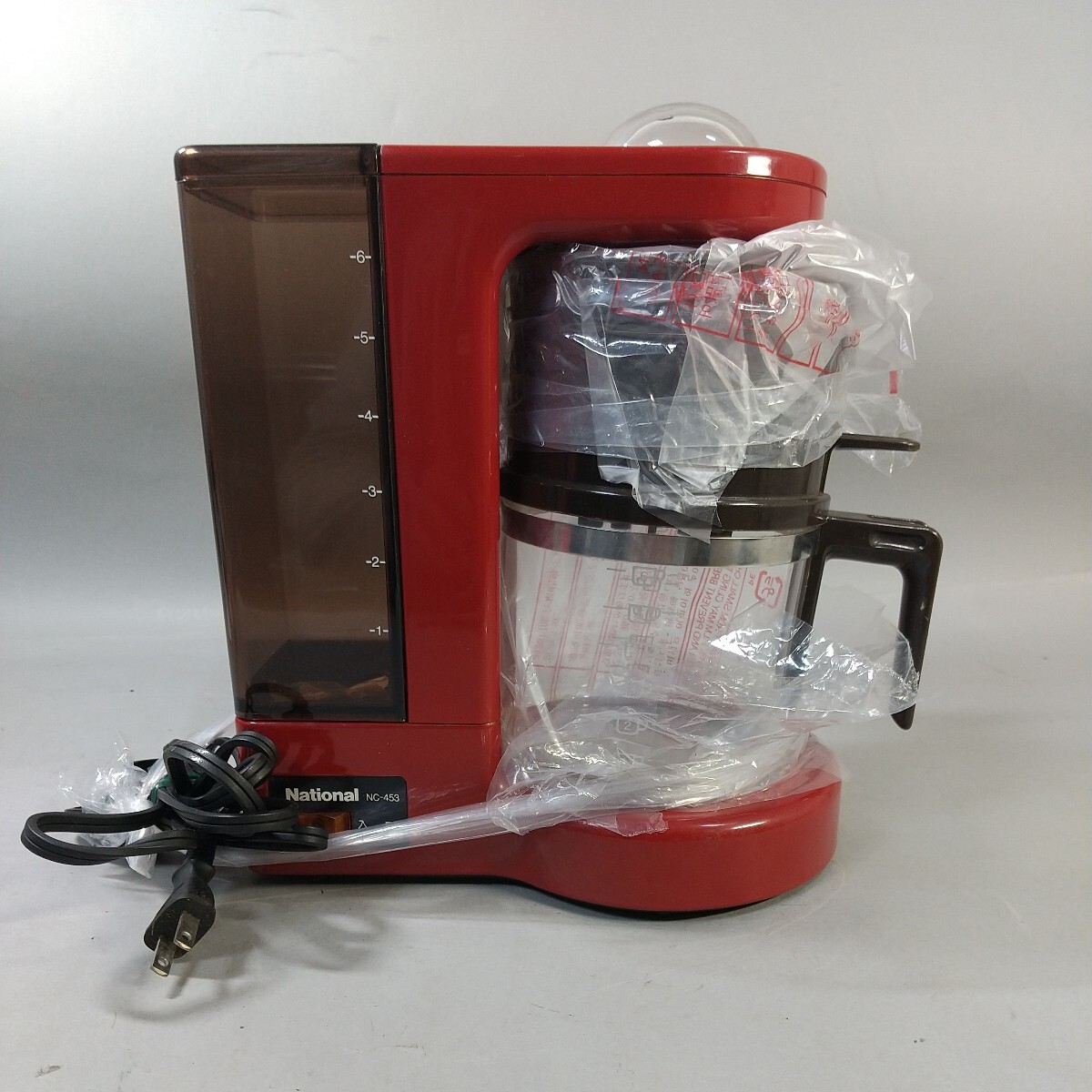 9548 同梱NG National ナショナル コーヒーメーカー NC-453 レッド 赤 昭和レトロ ドリップ式 CARIOCA キャリオカ 珈琲道具 通電確認済(コーヒーメーカー一般 ...