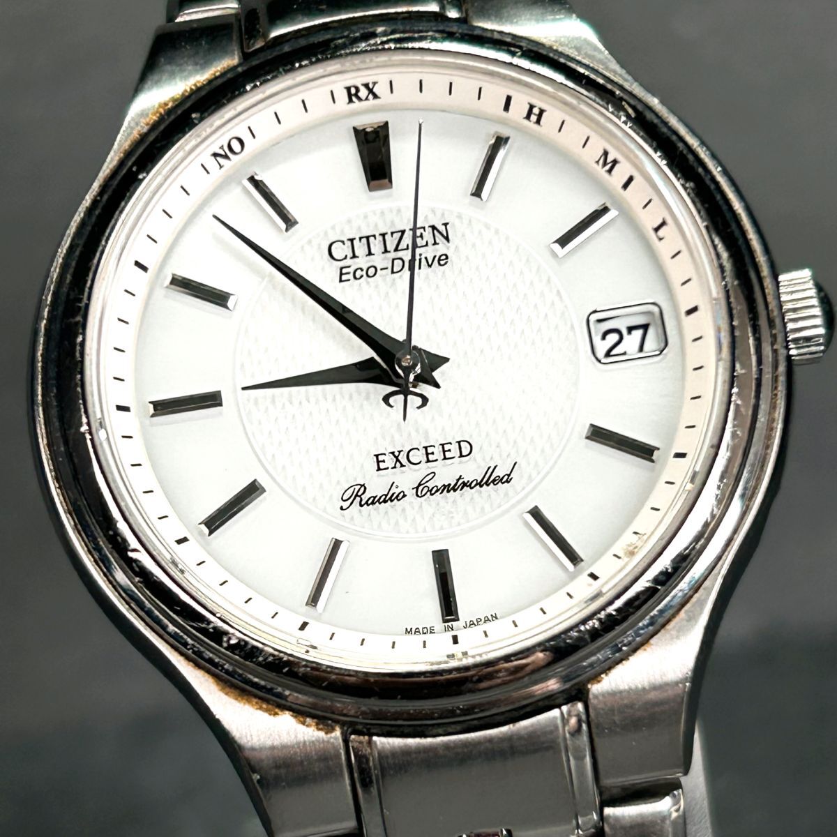 CITIZEN シチズン EXCEED エクシード DURATECT デュラテクト H111-T013562 腕時計 エコドライブ ソーラー 電波時計 アナログ メンズ(エクシード)｜売買され ...