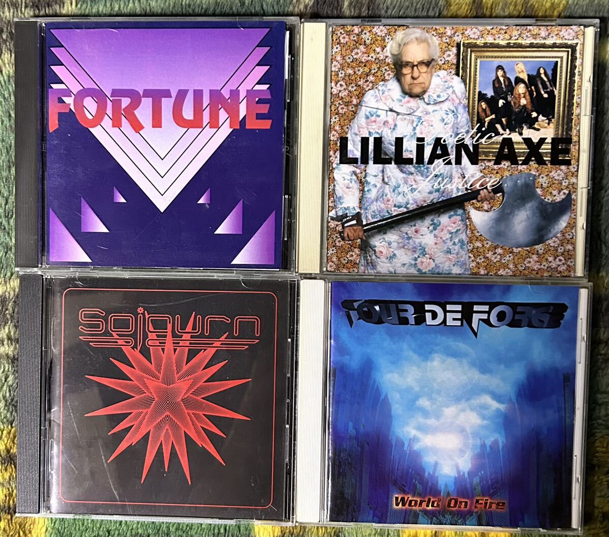 メロハー名盤 廃盤 レア盤 LILIAN AXE FORTUNE SOJOURN TOUR DE FORCE 伊藤政則 藤木昌生 リマスター ...