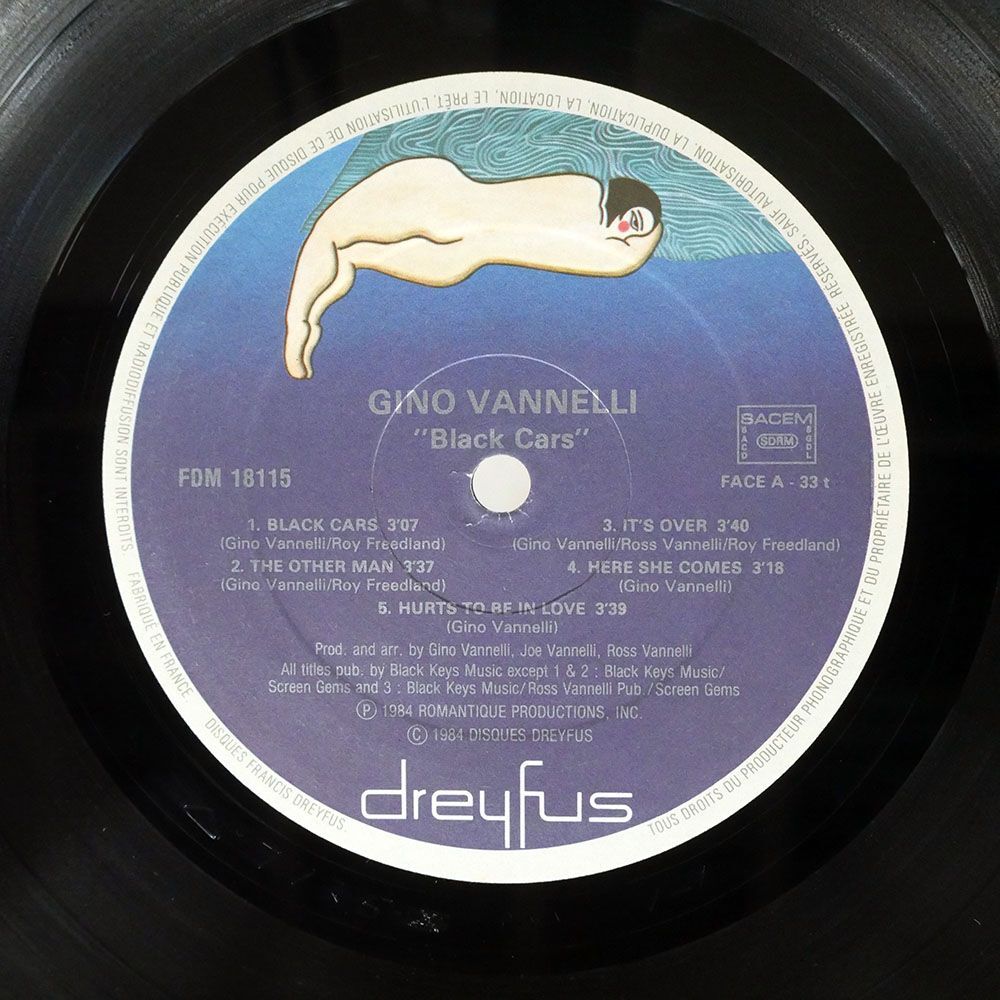 仏 GINO VANNELLI/BLACK CARS/DISQUES DREYFUS FDM18115 LP(その他)｜売買されたオークション ...