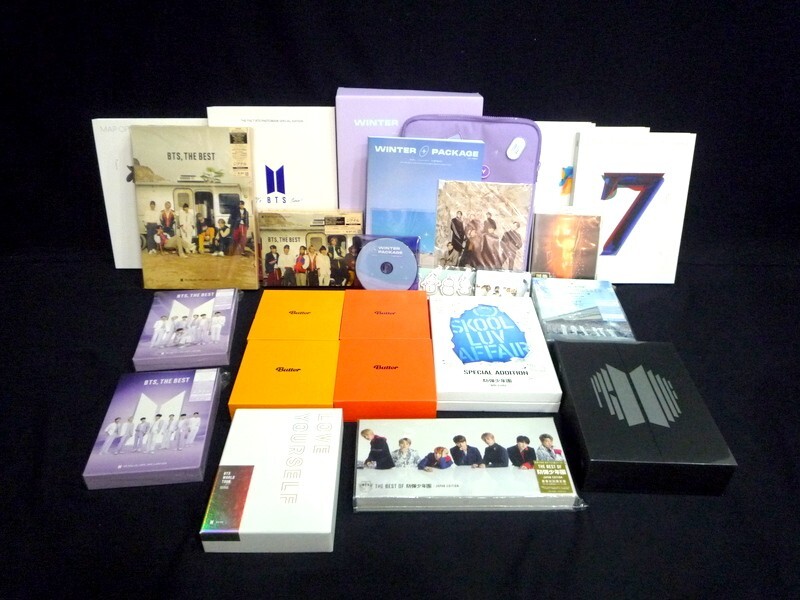 1000円スタート DVD CD 約20点まとめ BTS BUTTER LOVE YOUR SELF THE BEST BTS WORD TOUR JAPAN EDITION 等 バンタン ...