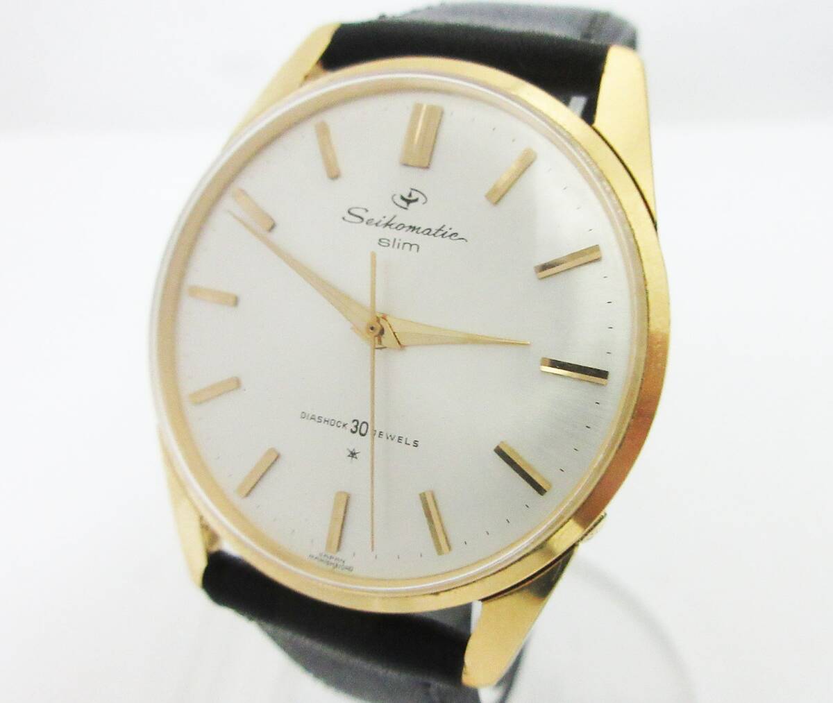 MA C44 自動巻き腕時計 セイコーマチック スリム 15041D 30石 SEIKOMATIC slim メンズ腕時計 ビンテージ ...