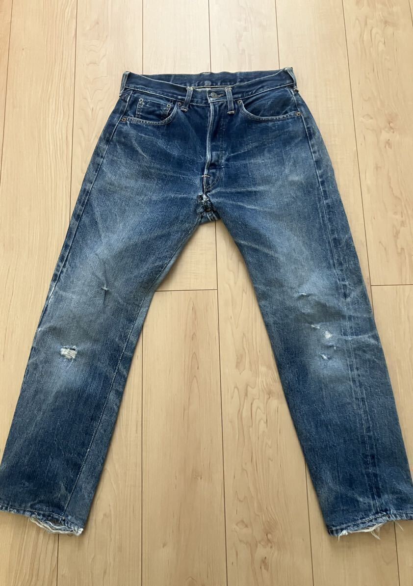 ボロ ジャンク品 60s levis 501 BIG E ビッグE 16刻印 オリジナル ヒゲ ハチノス(W32)｜売買されたオークション情報、yahooの商品情報をアーカイブ公開 ...