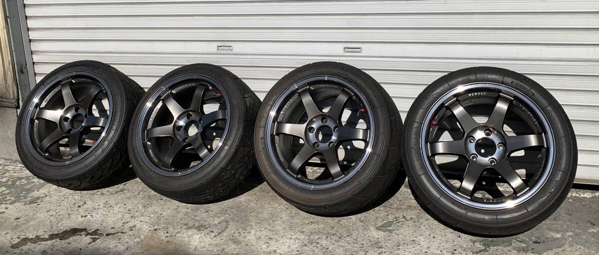 GT-Rサイズ レイズ RAYS TE37 SL 9.5J +12 GTR R32 R33 R34 S14 S15 FD3S SW20 ...