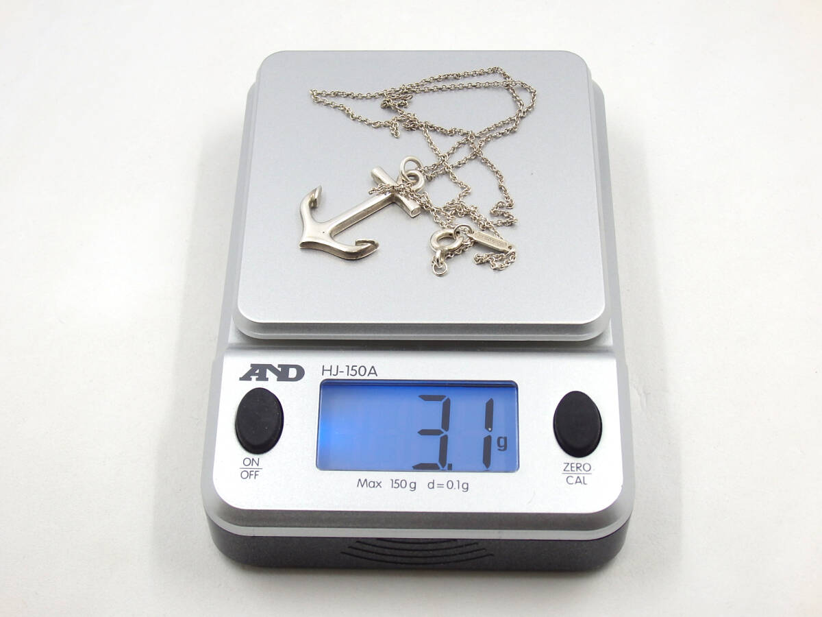 G52163 TIFFANY & Co. ティファニー アンカーモチーフ 碇 ネックレス 925 箱付き(シルバー)｜売買されたオークション情報、yahooの商品情報をアーカイブ公開 ...