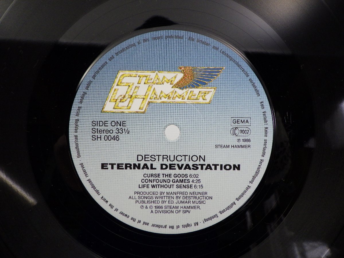 Destruction Eternal Devastation LP 12インチ /Steamhammer SH 0046 /洋楽ロック(その ...