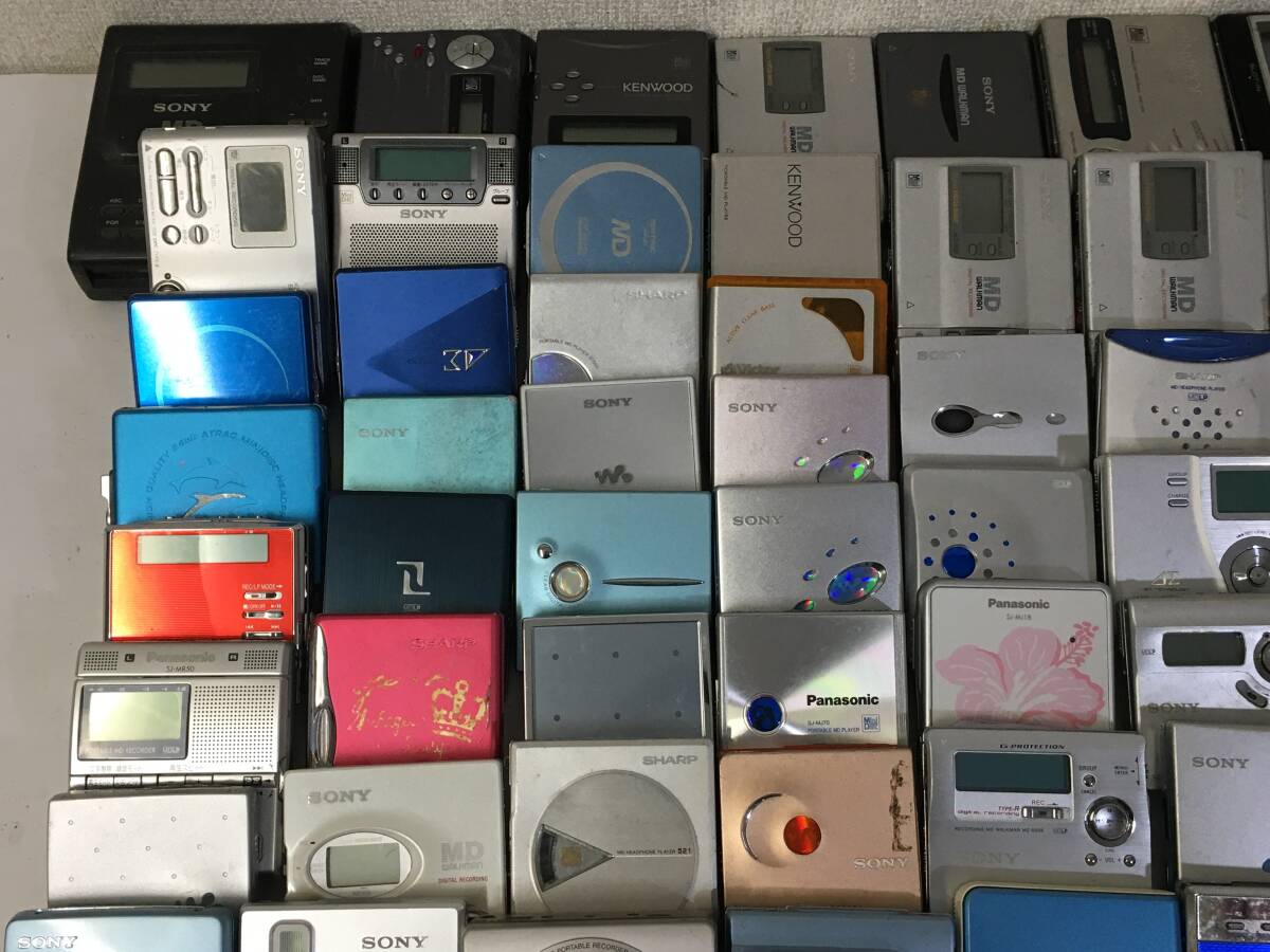 C522 ポータブルMDプレーヤー MDウォークマン 100台 まとめ売り SONY Hi-MD WALKMAN MZ-EH70 MZ-E10 MZ-N910 MZ-1 AIWA AM-NX1 ...