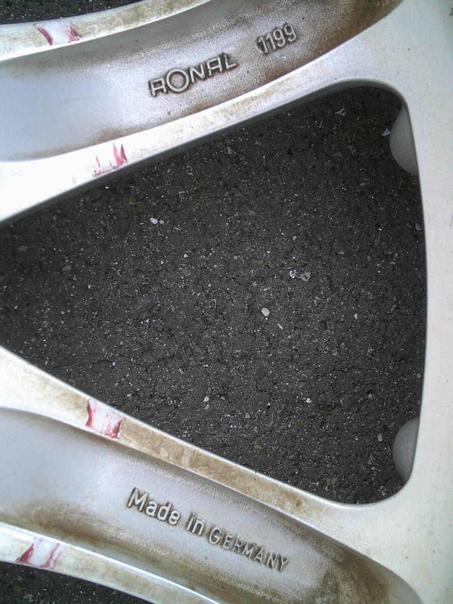 HARTGE ハルトゲ 18インチ アルミホイール 4本 7.5J X 18 +48 PCD100 4穴 225/40R18 MINI ...