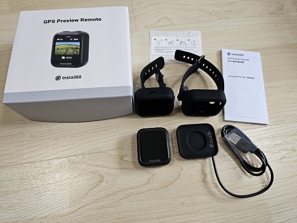 Insta360 GPS Preview Remote プレビューリモコン 屋内1回使用のみ Insta360 X4 AcePro Ace ...