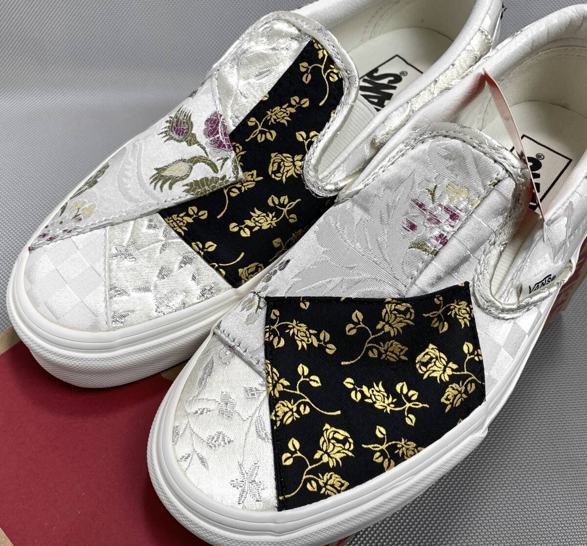 訳有 本物 US正規品 Vans Brocade Classic Slip-On Patchwork US6.5 24.5cm(バンズ)｜売買 ...