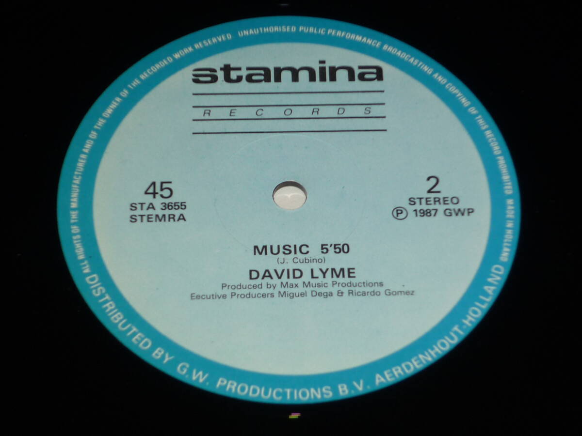 Italo-Disco EUROBEAT David Lyme / Bye Bye Mi Amor Netherlands / 1987年 ...