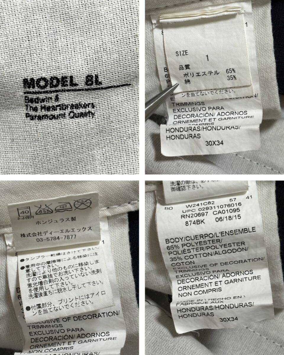 Dickies x BEDWIN & THE HEARTBREAKERS コラボ ディッキーズ ベドウィンアンドザハートブレイカーズ クロップドパンツ 七分丈 黒 1 30(Mサイズ)｜売買さ ...