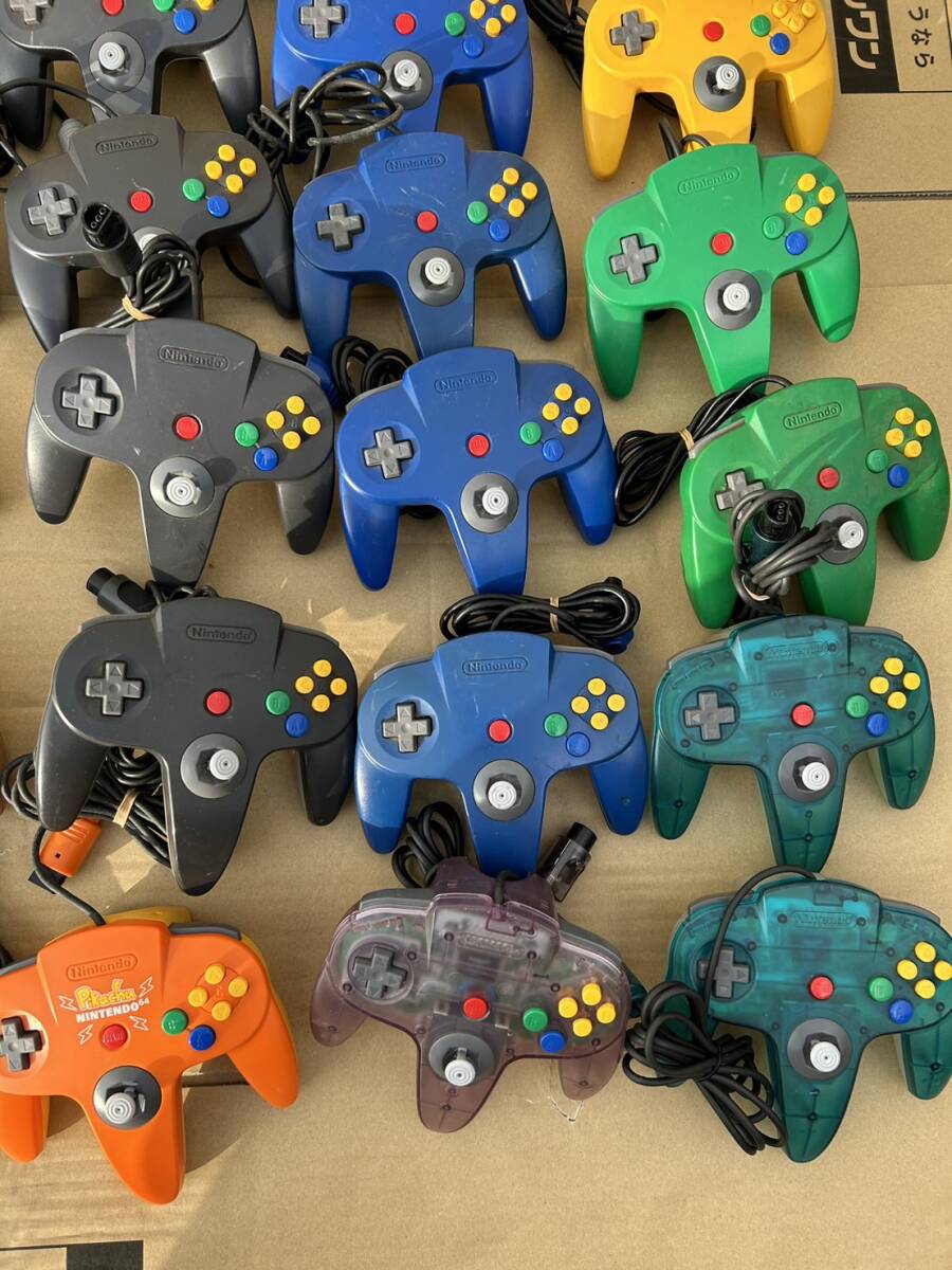 S2 NINTENDO ニンテンドー64 純正 30台セットコントローラー NUS-005 N64 まとめ セット ピカチュウ オレンジ(本体、アクセサリー)｜売買されたオークション情報 ...