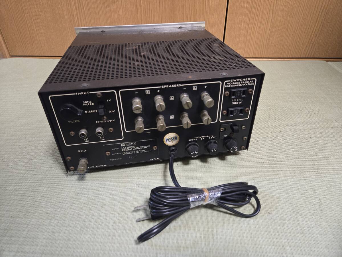 TRIO トリオ M-6000 パワーアンプ y4(KENWOOD)｜売買されたオークション情報、yahooの商品情報をアーカイブ公開 ...