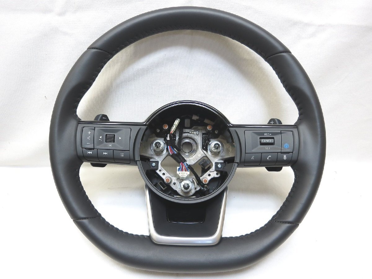 パドル付 セレナ C28 FC28 GC28 GFC28 純正 革 ステアリング ハンドル プロパイロット スイッチ 管理番号 W-5217(ステアリング、ハンドル本体)｜売買された ...