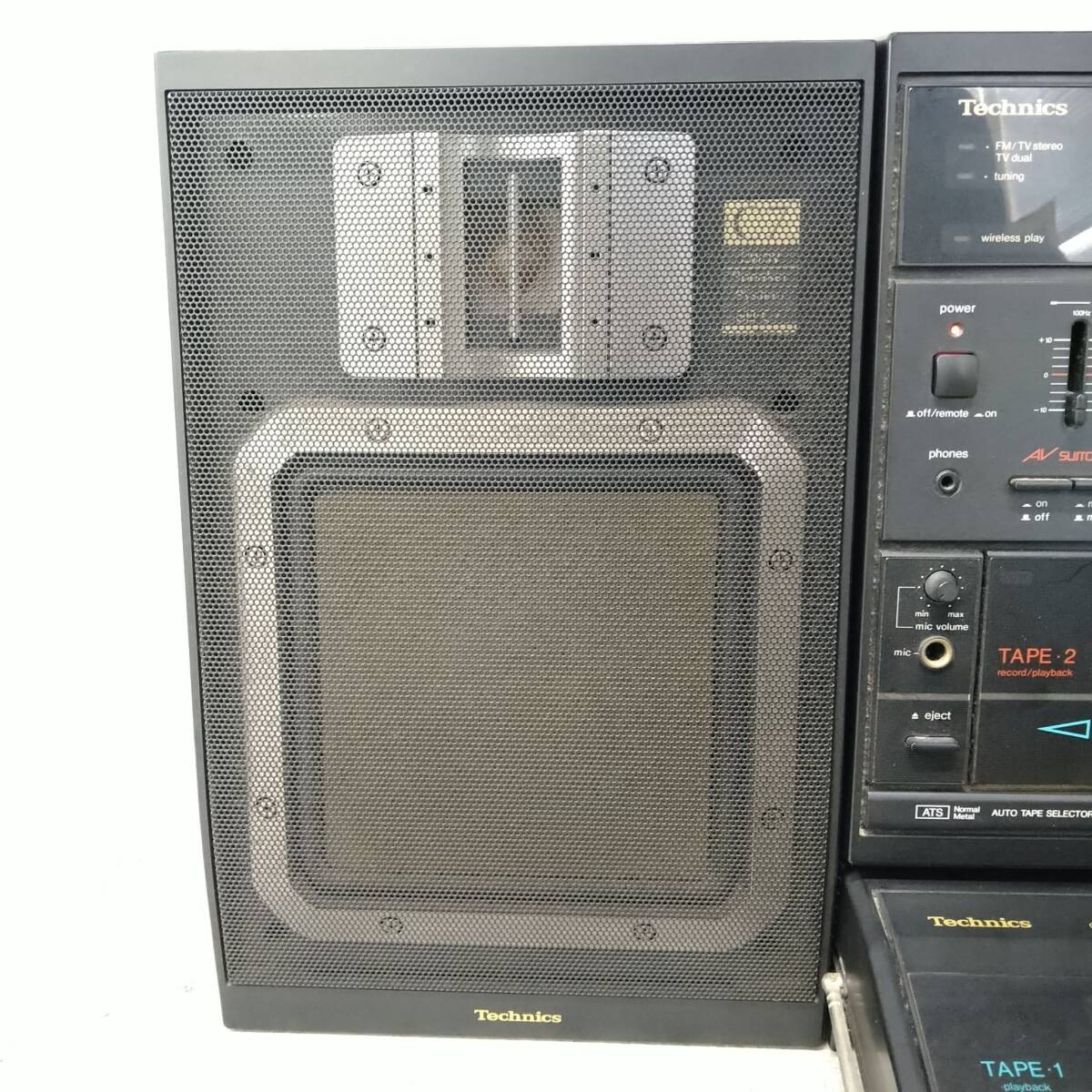 24仙/A028054/F083-714/SY20000 Technics SA-C7 AM／FM／TV STEREO CASSETTE ...