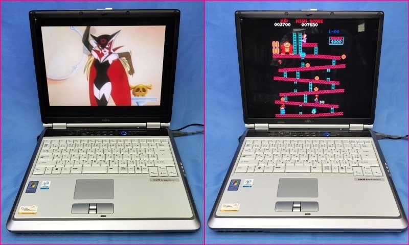 レトロゲーム向け Windows98SE+WindowsXP+Windows7+PC98+FM TOWNS+MSX+X68K+MAC+Play Station+PCエンジン+アーケード機 ...