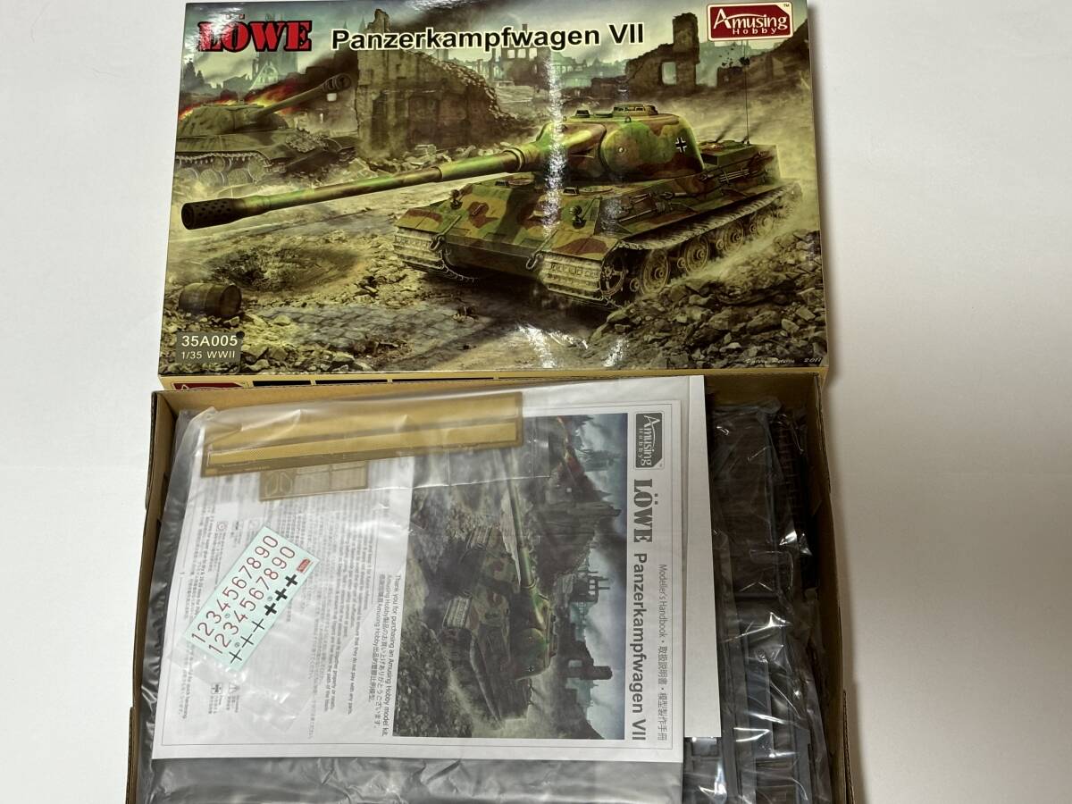 1/35 Amusing Hobby LOWE Panzerkampfwagen Vll 模型 プラモデル 戦車(主力戦車（MBT）)｜売買さ ...