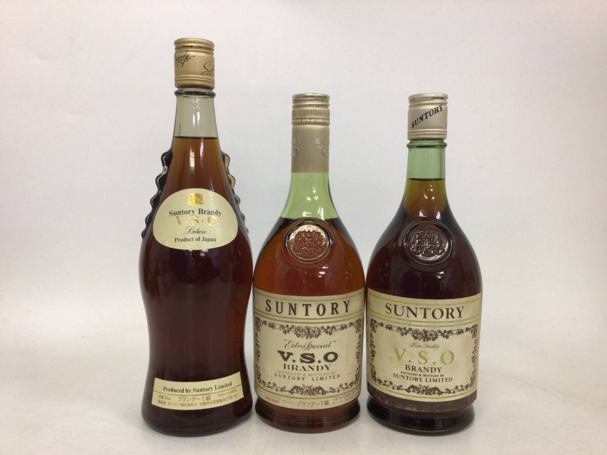 ブランデー サントリー VSO 3本セット 720ml 重量番号:6 98(その他)｜売買されたオークション情報、yahooの商品情報を ...