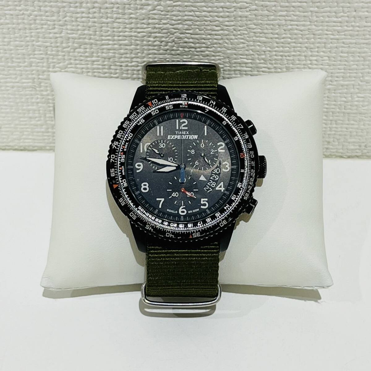 AMT-3707 TIMEX タイメックス EXPEDITION スポーツ T49825 ミリタリークロノグラフ クォーツ WR 100M ...