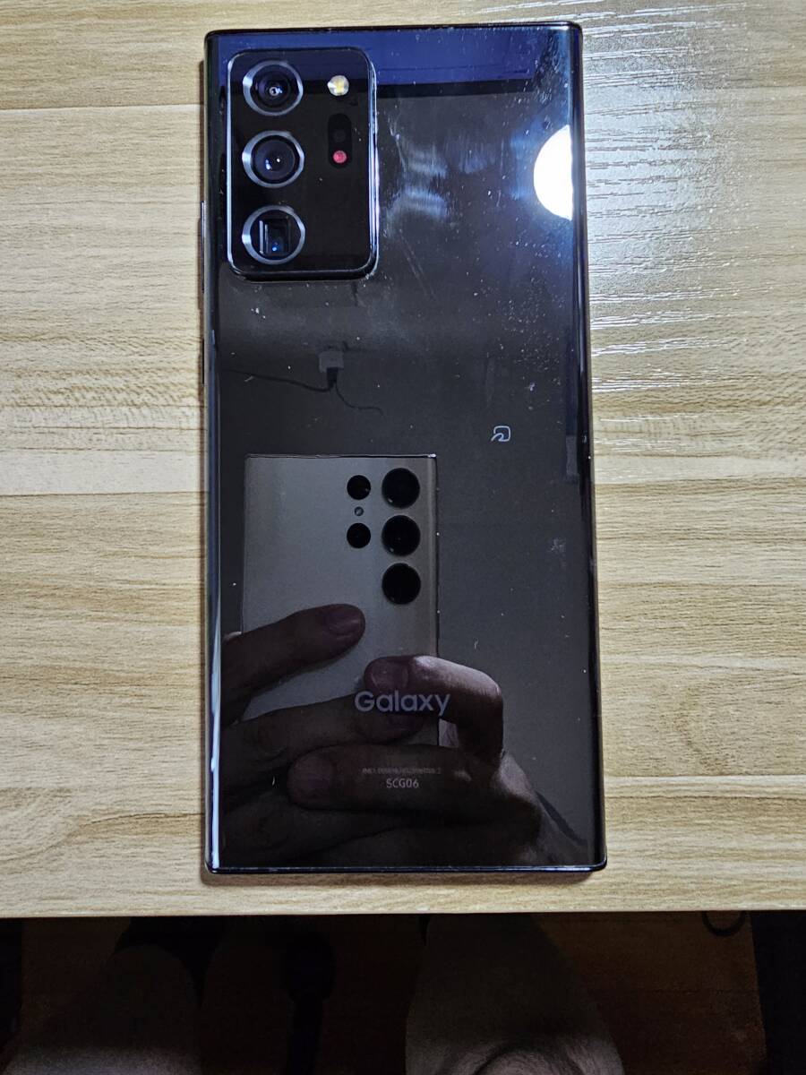 au版SIMフリー SCG06 SAMSUNG Galaxy Note20 Ultra 5G ミスティックブラック /ジャンク(Android ...