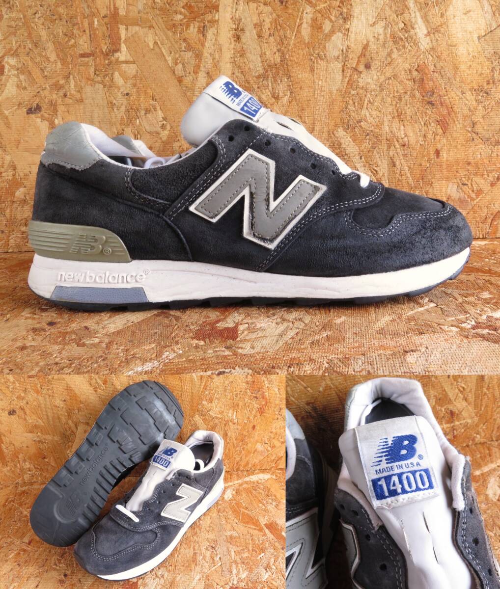 USA製 ニューバランス M1400NV J.CREW別注モデル New Balance US8 26cm レザー アメリカ製 M991 ...