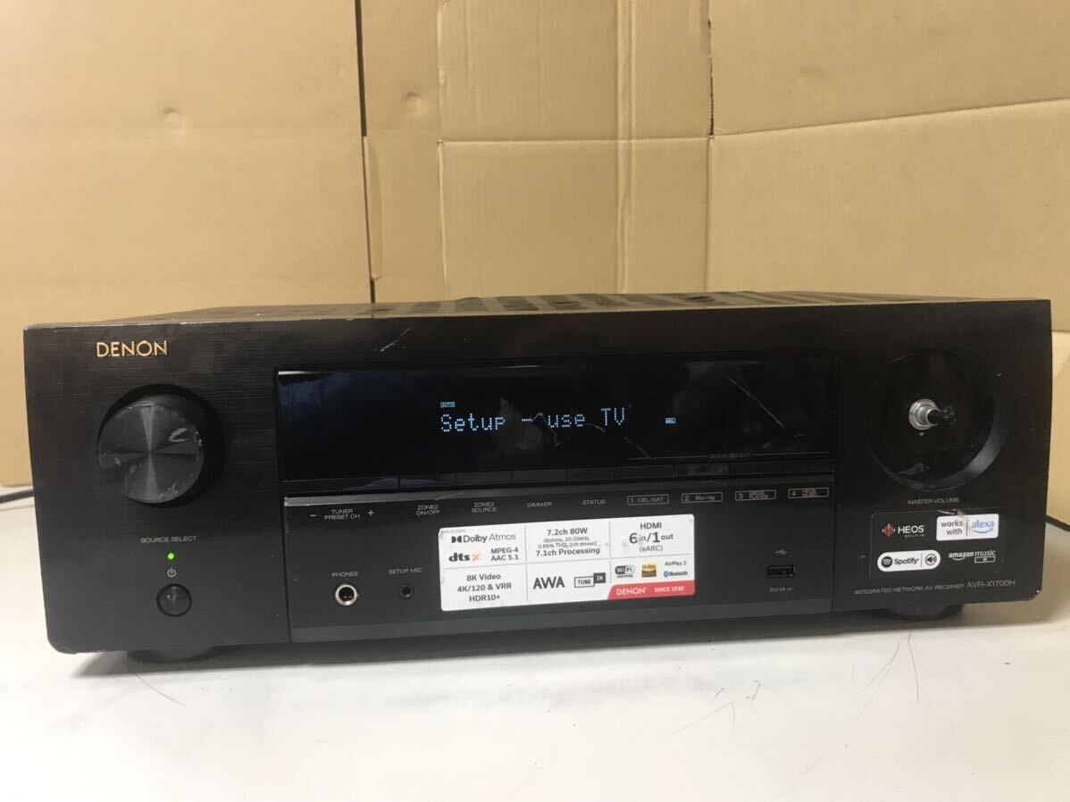 K619/ DENON AVR-X1700H AVアンプ 通電ジャンク品 欠品もあります(デノン)｜売買されたオークション情報、yahooの商品情報をアーカイブ公開 - オークファン ...