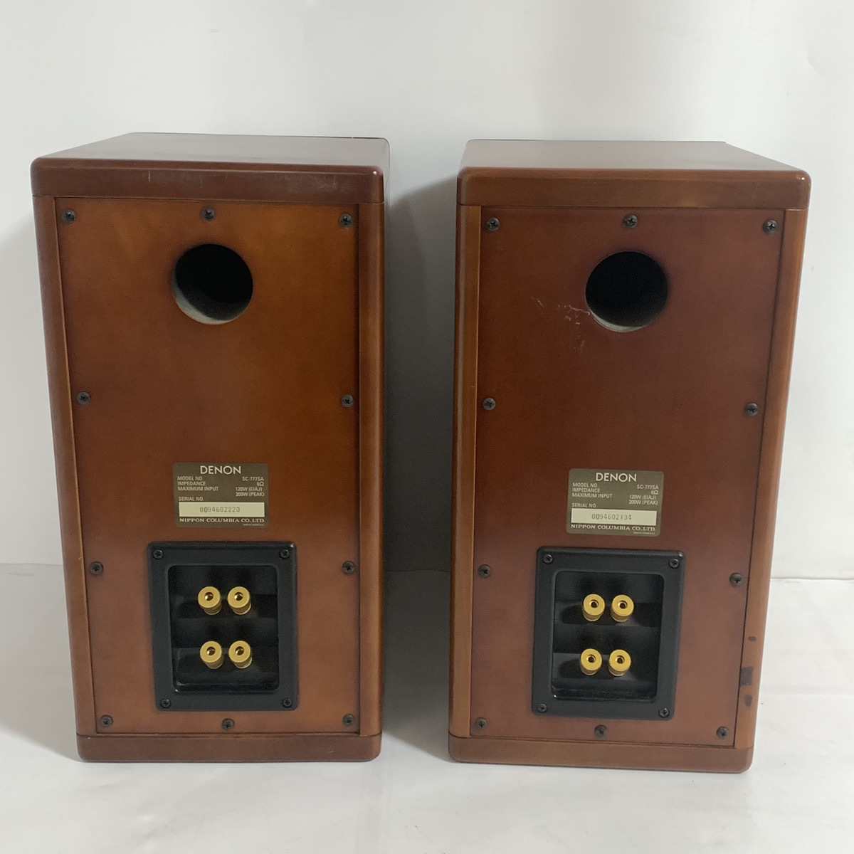 A5978 訳アリ品破損あり 現状品 DENON デノン ペアスピーカー SC-777SA(DENON)｜売買されたオークション情報 ...