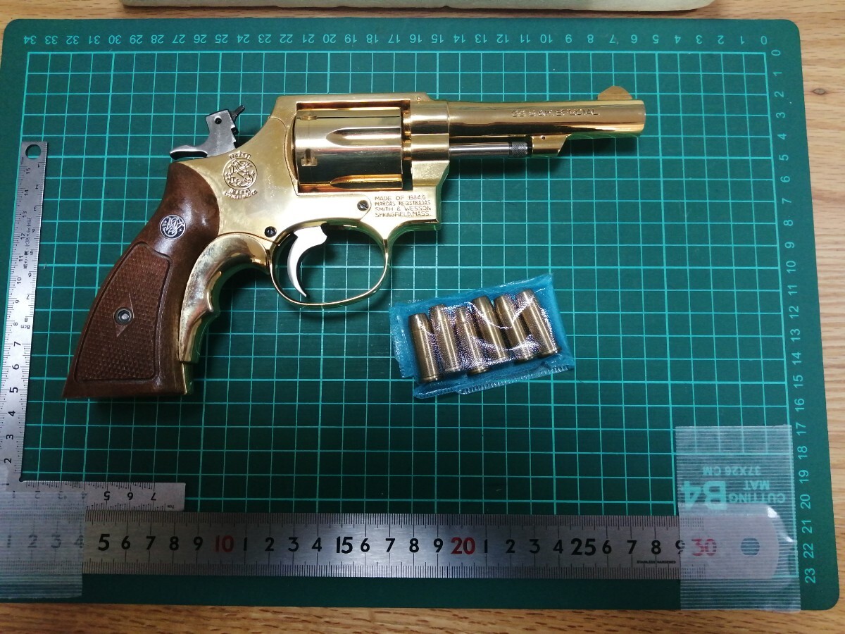 K-118 モデルガン コクサイ S&W M10 SMG カートリッジ 付き インサート銃口封鎖型 簡易動作確認 OK 重さ 853g(モデルガン)｜売買されたオークション情報、yahooの ...