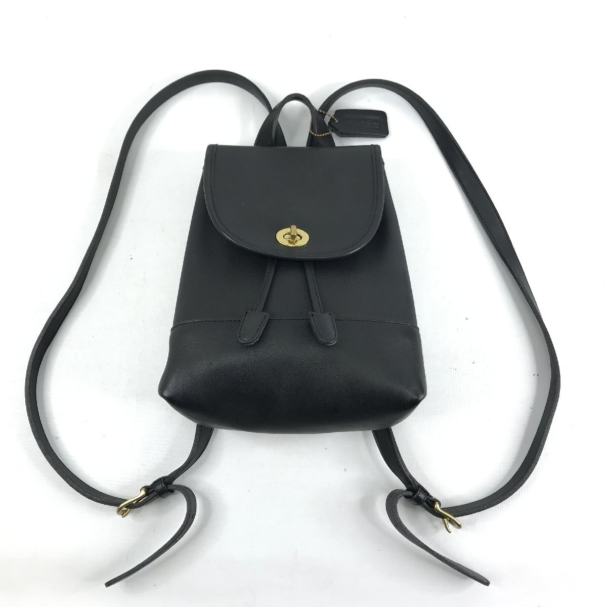 COACH コーチ オールドコーチ リュックサック 9960 デイパック レザー ブラック 皮革 F12-29(女性用)｜売買された ...