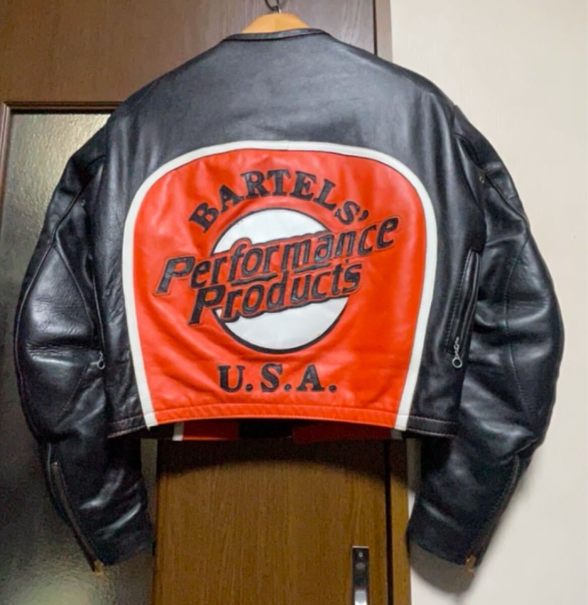 VANSON バンソン BARTELS バーテルズ レザージャケット 38 ハーレー カスタム マフラー(ライダースジャケット)｜売買されたオークション情報、yahooの商品情報をアーカイブ ...