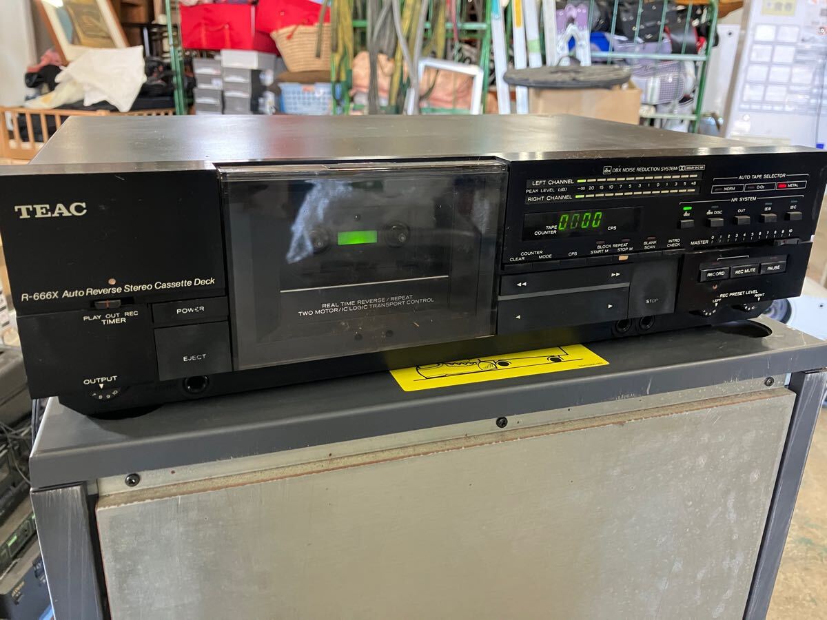 TEAC R-666X オートリバース ステレオカセットデッキ(一般)｜売買されたオークション情報、yahooの商品情報をアーカイブ公開 ...