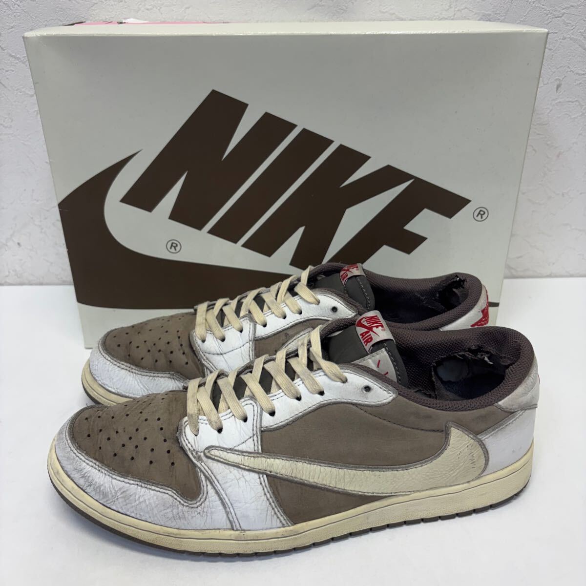 Travis Scott NIKE AIR JORDAN 1 LOW OG SP Reverse Mocha DM7866-162 size ...