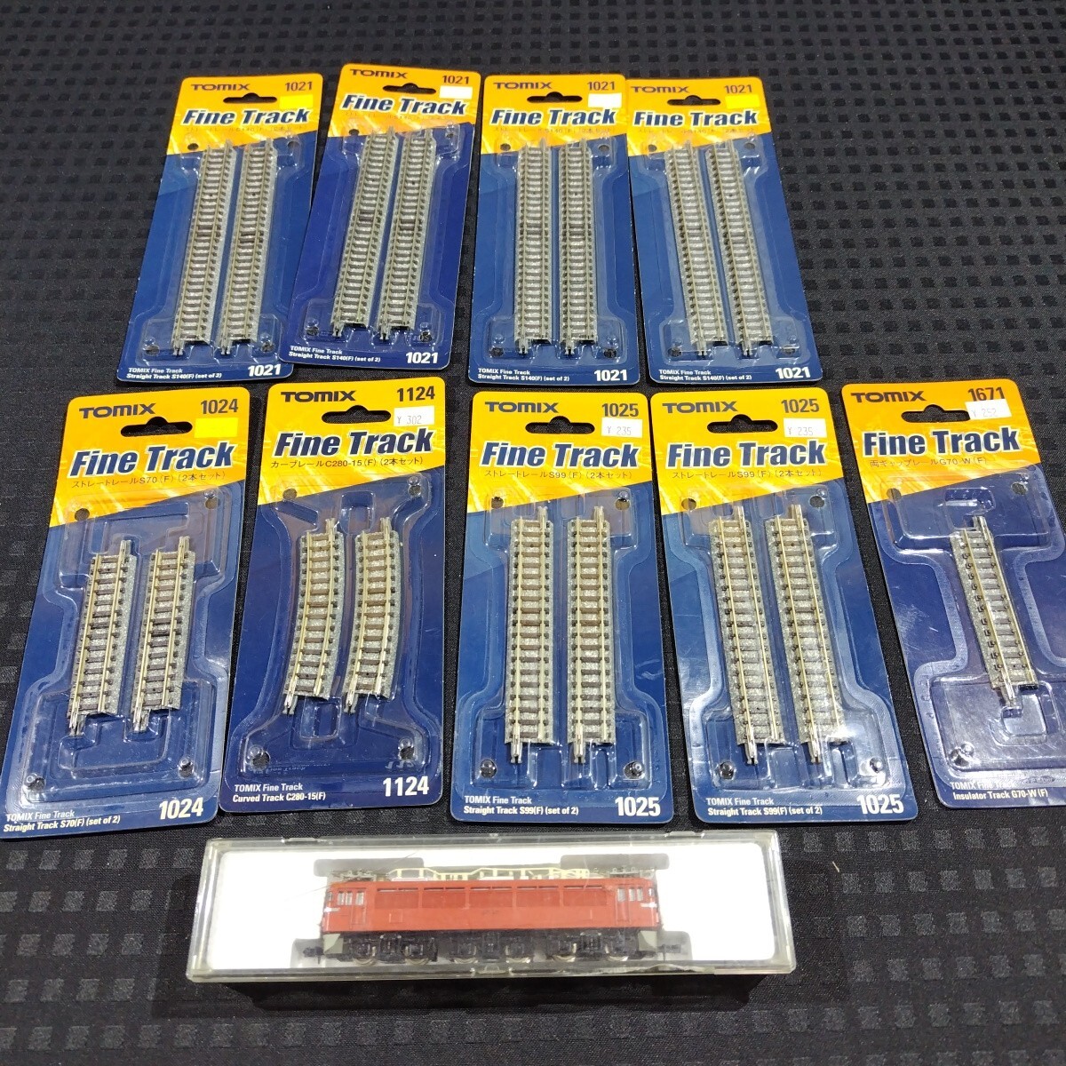 Nゲージ TOMIX 1021 ストレート S140 F x4 1025 S99x2 1024 S70 1124 カーブC280-15x2 1671 両ギャップ G70-W オマケ KATO ...