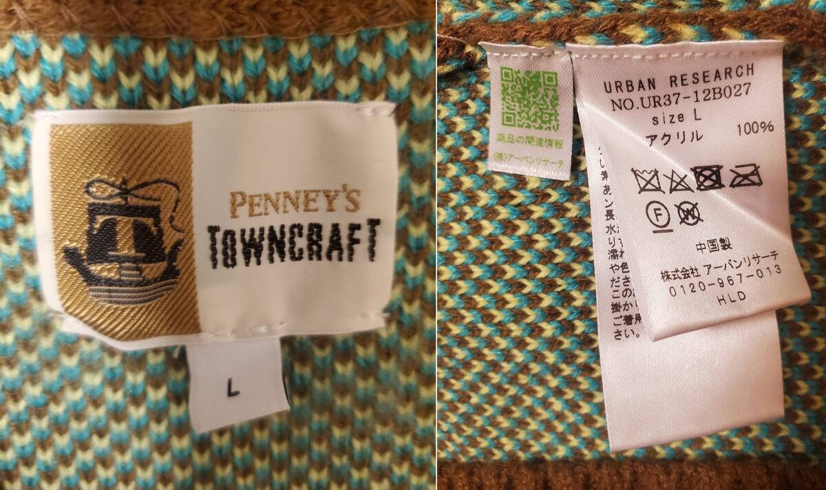 TOWNCRAFT URBAN RESEARCHカーディガンL XL位 モヘア調J.C Penney/BEAMS SHIPS Beauty ...