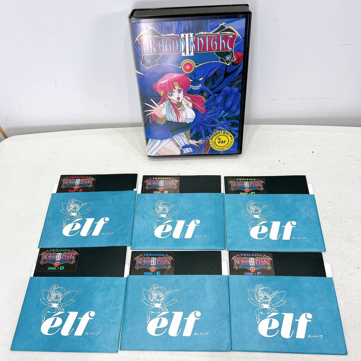 ドラゴンナイトIII DRAGON KNIGHT 3 PC-9801のゲームソフト NEC 当時物 レトロ アンティーク ゲーム(ゲーム ...