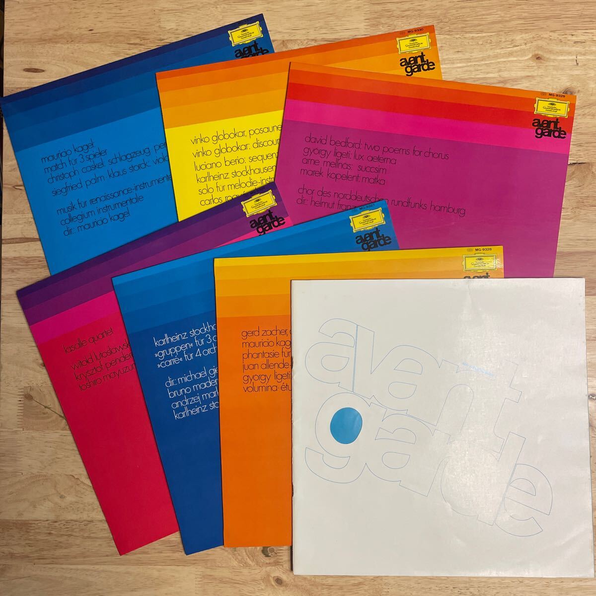 LP avantgarde 6LP BOX 日本盤 アヴァンギャルド 黛敏郎 Stockhausen David Bedford ...