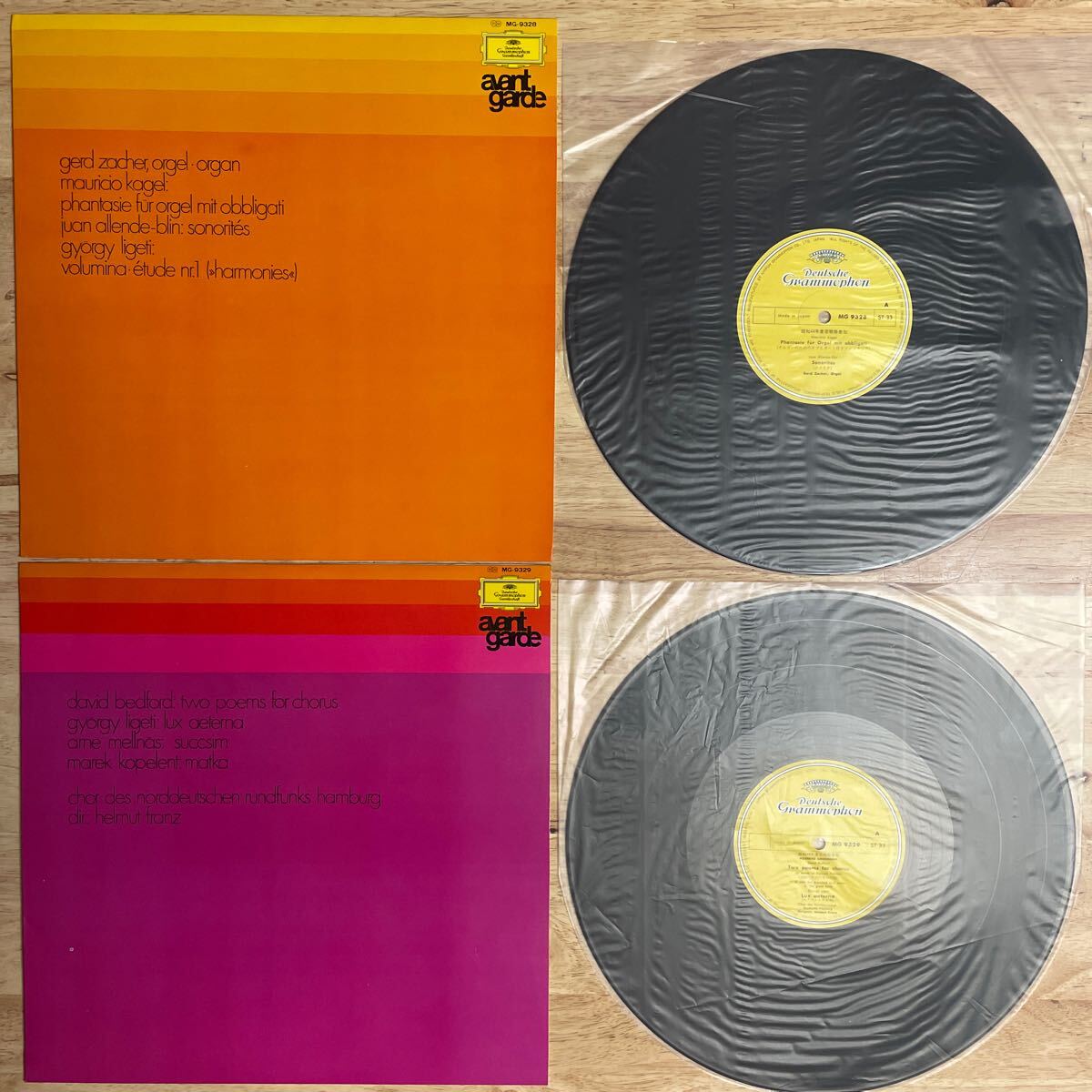 LP avantgarde 6LP BOX 日本盤 アヴァンギャルド 黛敏郎 Stockhausen David Bedford ...