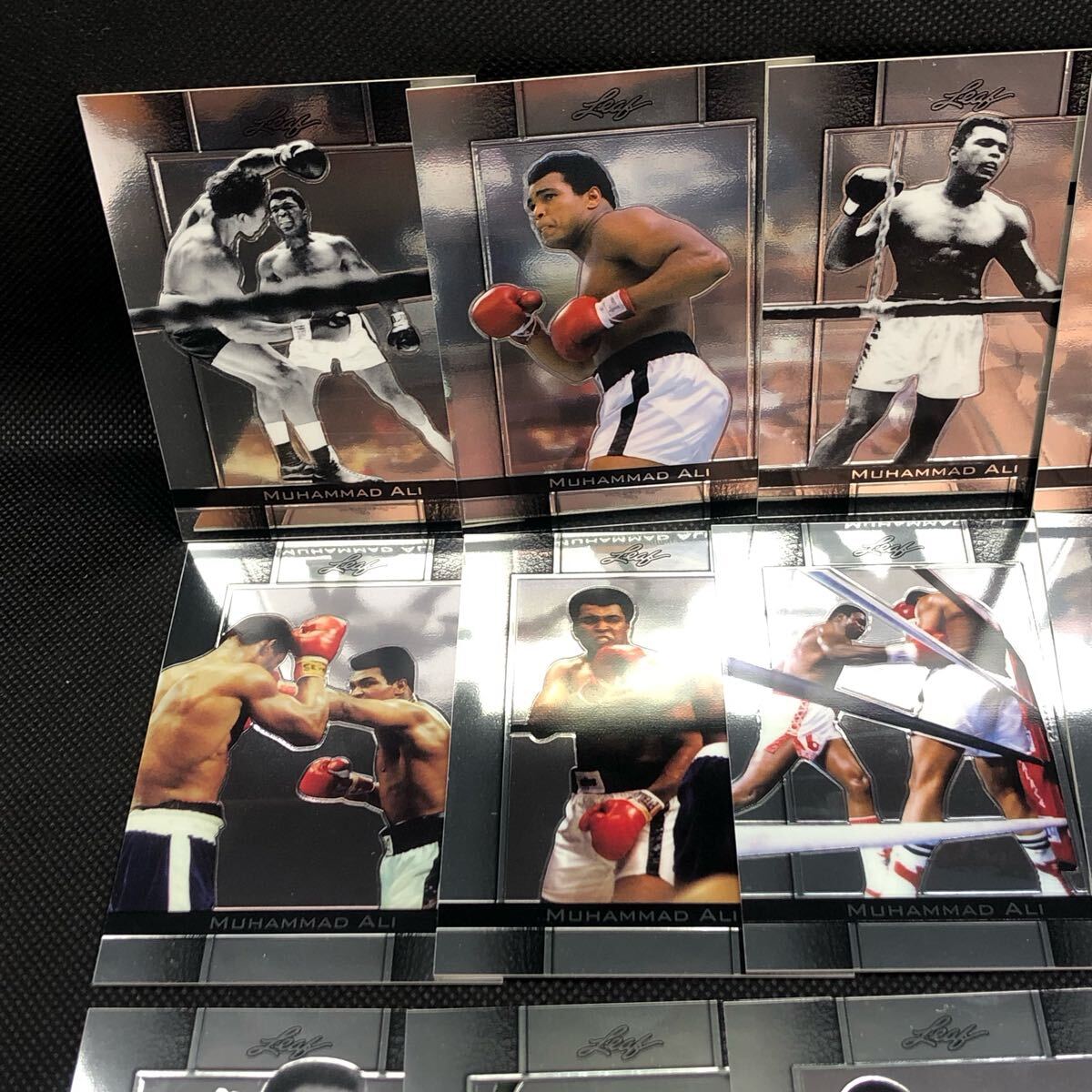 2011 MUHAMMAD ALI METAL TRADING CARDS モハメド アリ メタル カード まとめ売り 17枚セット ALI ...
