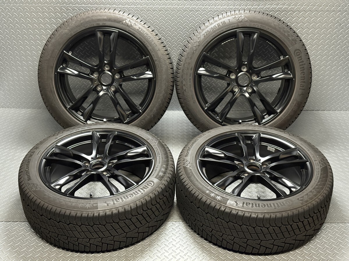 BMW2シリ/X1/X2等 KELLENERS SPORT Jr E5 18インチ 7.5J+51 5穴112 コンチネンタル NorthContact NC6 225/50R18 ...