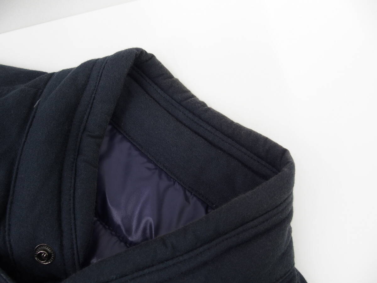 1347 ブランド祭 MONCLER モンクレール ダウンベスト GERARD GILET VEST ネイビー×パープル 表地コットン ...