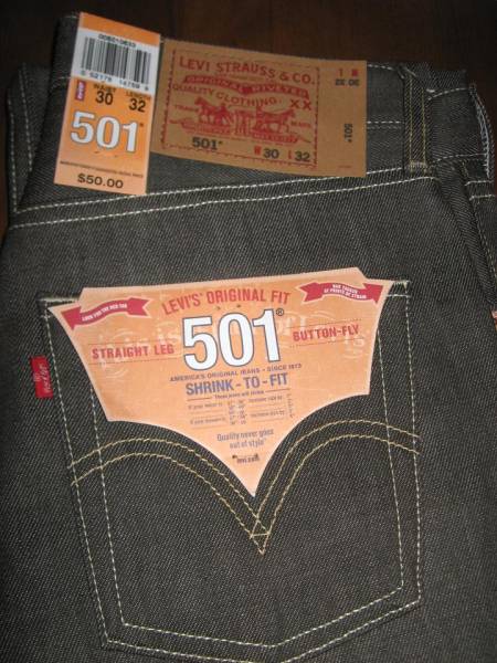 SALE LeVI'S リーバイス501 Shrink to Fit RIGID BROWN 30(W30)｜売買されたオークション情報、yahooの商品情報をアーカイブ公開 - オークファン ...