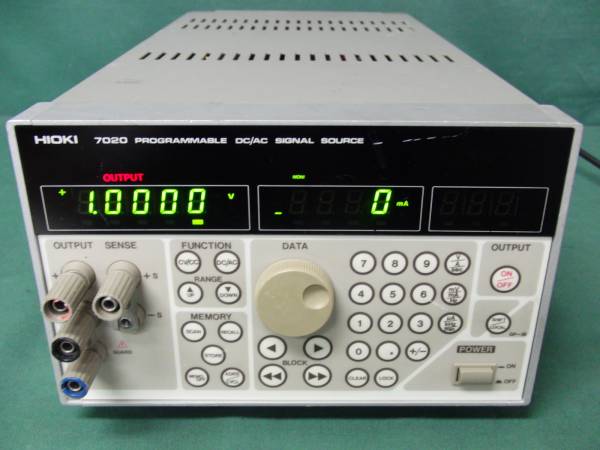 HIOKI 7020 PROGRAMMABLE DC/AC SIGNAL SOURCE(アマチュア無線)｜売買されたオークション情報 ...