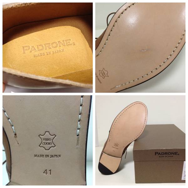 PADRONE パドローネ レザーシューズ 41 靴 ブーツ 12SS(男性用)｜売買されたオークション情報、yahooの商品情報をアーカイブ公開 - オークファン（aucfan.com）