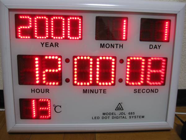 LED デジタル時計 JDL-685(デジタル)｜売買されたオークション情報、yahooの商品情報をアーカイブ公開 - オークファン（aucfan.com）