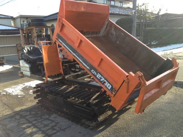 クボタ クローラーダンプ CR-2700 不整地運搬車(建設機械、重機)｜売買されたオークション情報、yahooの商品情報をアーカイブ公開 ...